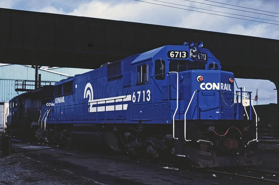 CR 6713 at Selkirk during March 1984 | Conrail Photo Archive